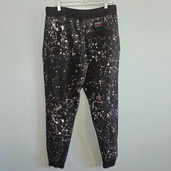 Asphalt | Pants | Asphalt Streetstyle Joggers In Blackwhite Paint ...